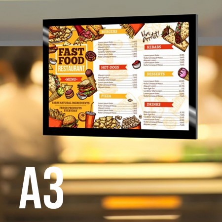 A3 Backlit Poster