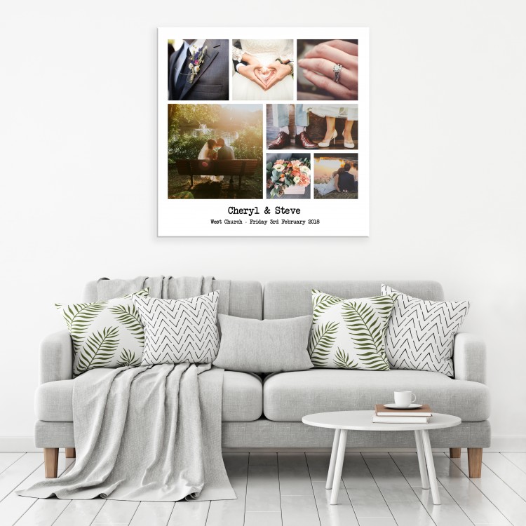 20" x 20" Poster - Photos and text